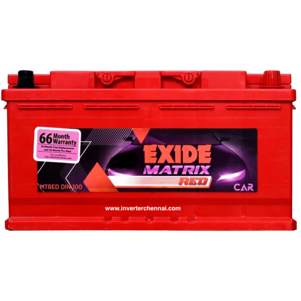 EXIDE MATRIXRED MTREDDIN100 (100 AH) – RK Traders